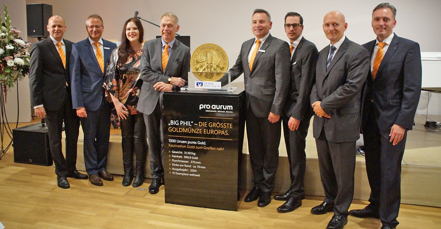 Troisdorf City | Europas größte Goldmünze erstmals in der Region „Big ...